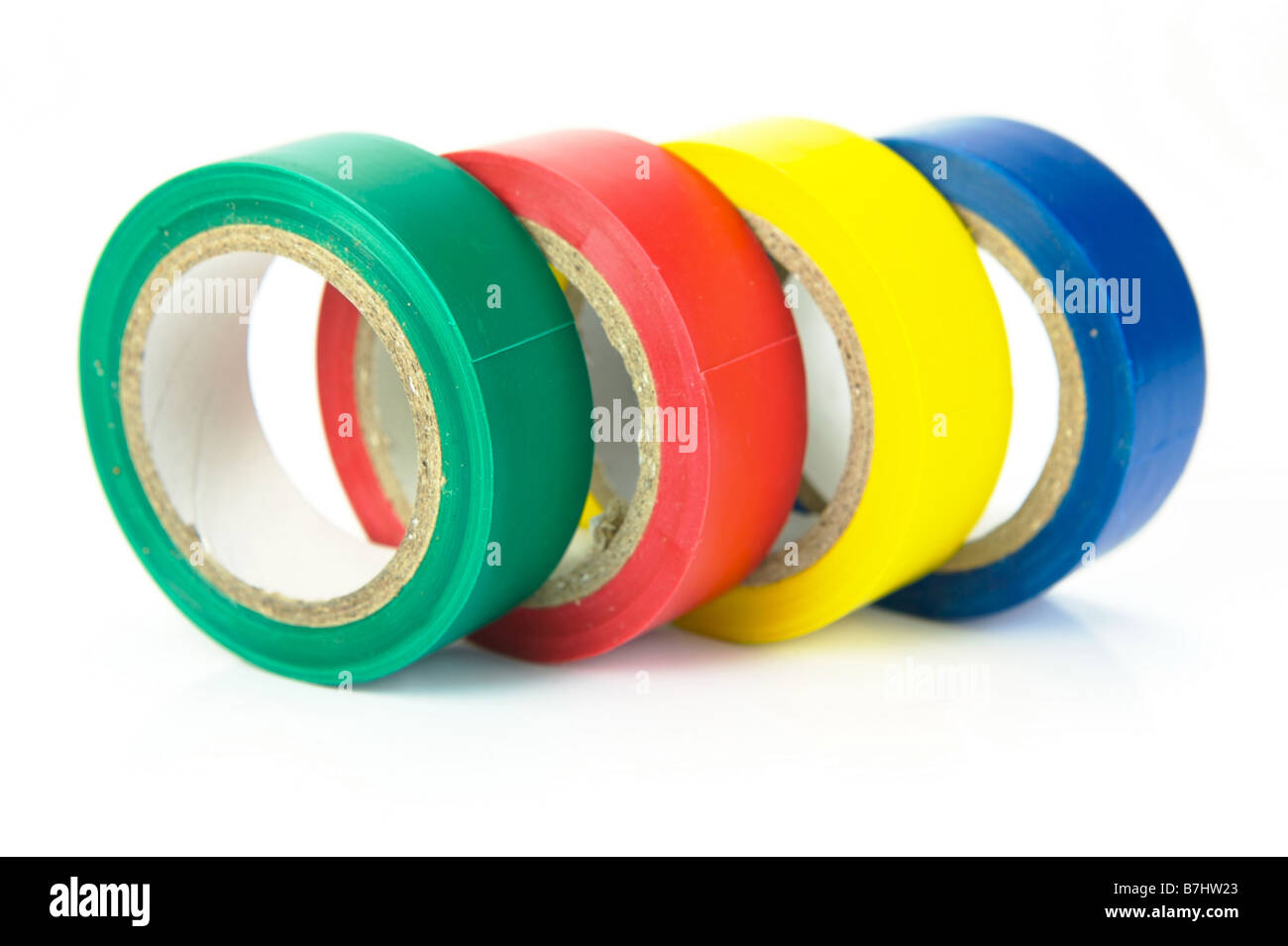Electrical tape isolated against a white background Stock Photo - Alamy