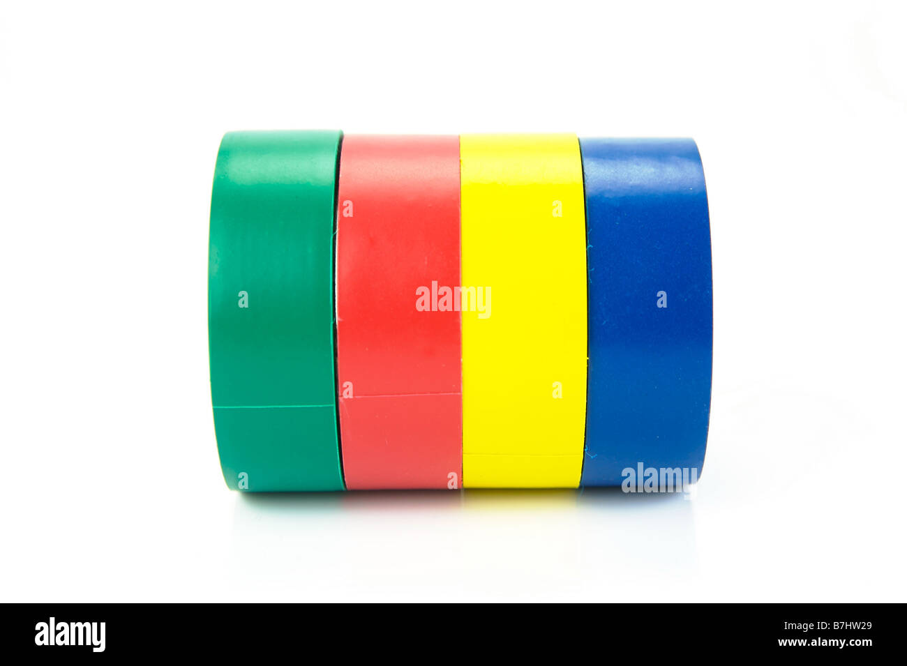 Electrical tape isolated against a white background Stock Photo - Alamy