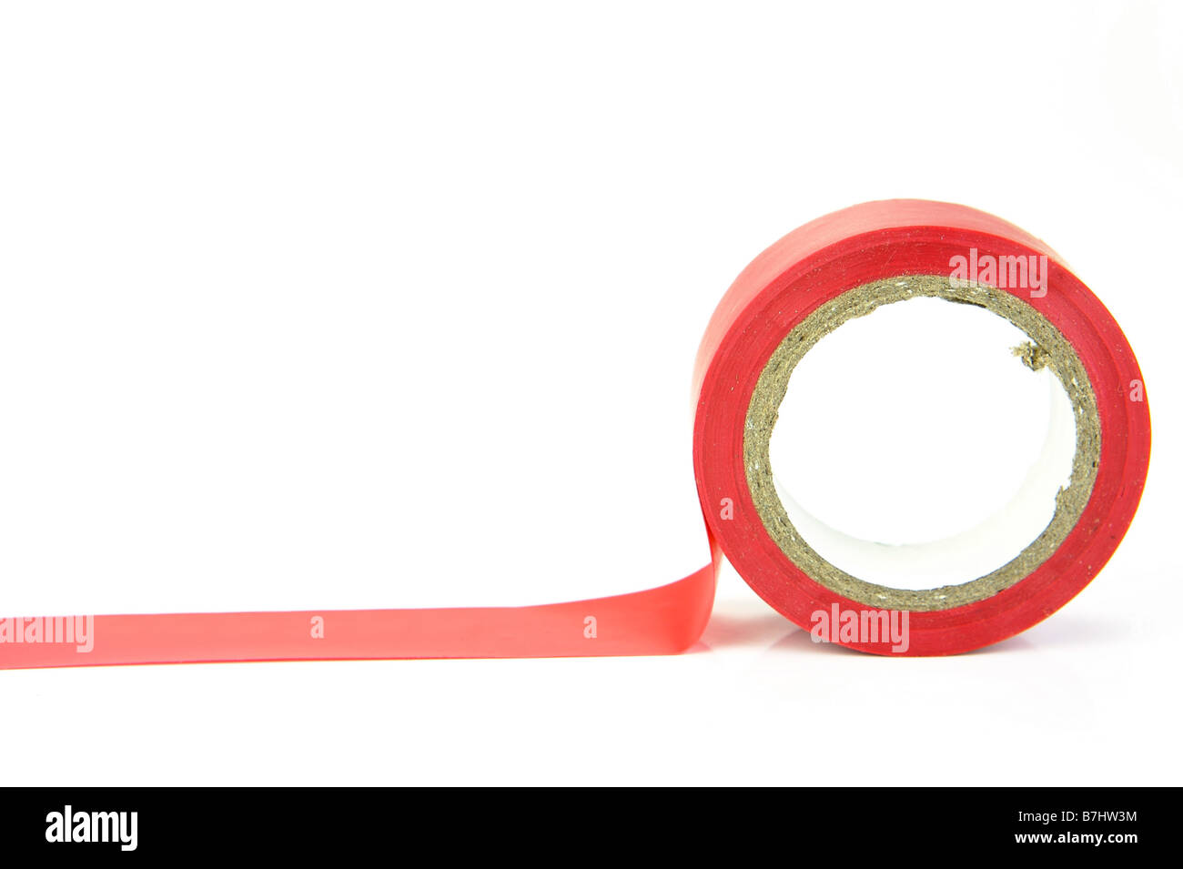 Electrical tape isolated against a white background Stock Photo - Alamy