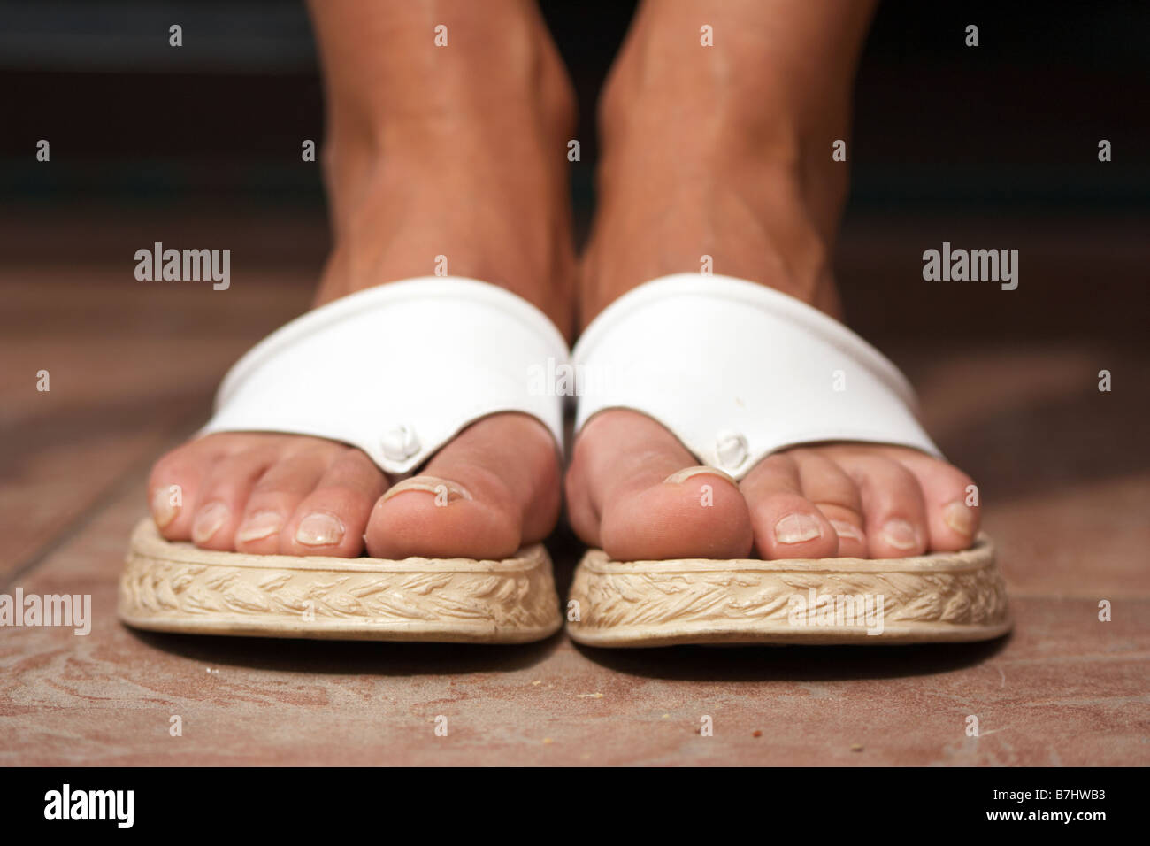 Legs in shoes Stock Photo - Alamy