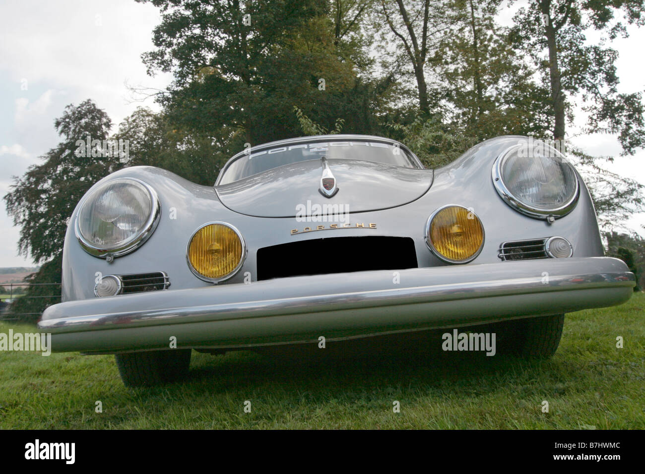 Porsche 356 Coupe, front view Stock Photo - Alamy