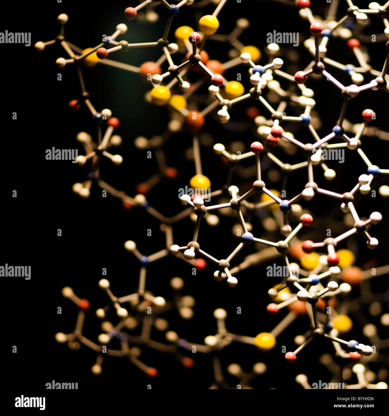 Protein molecule model Stock Photo - Alamy