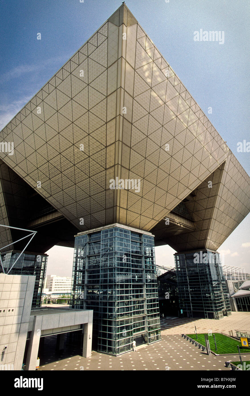 Exterior view of Conference Tower of Tokyo International Exhibition ...