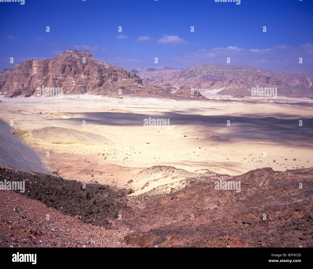 Egypt - View of Sinai desert Stock Photo - Alamy