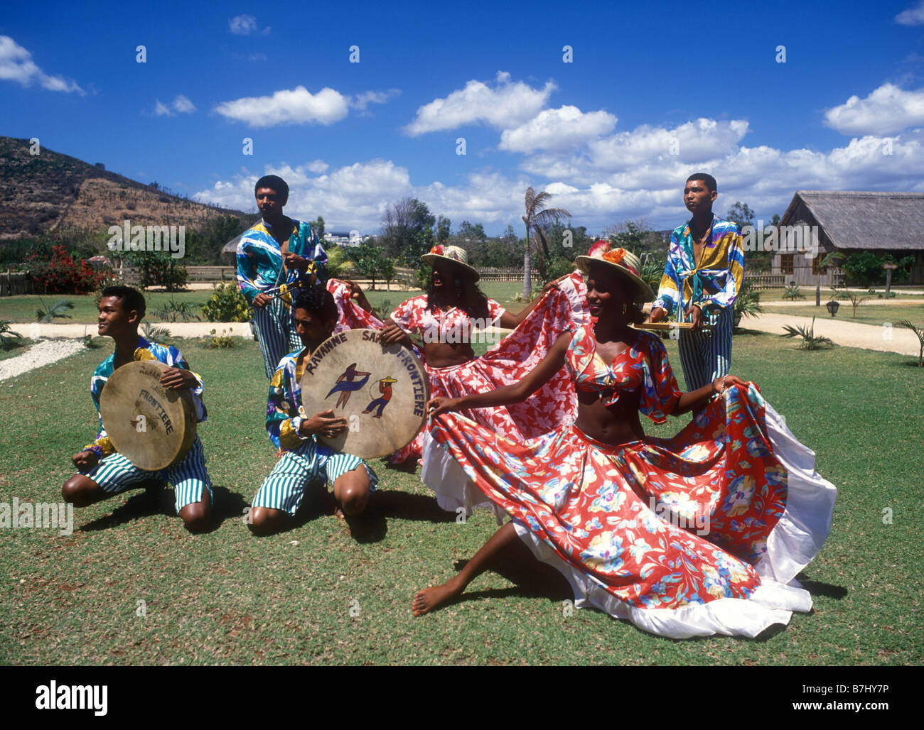 Sega Dance Group at Domaine les Pailles, a sugar cane estate near the ...