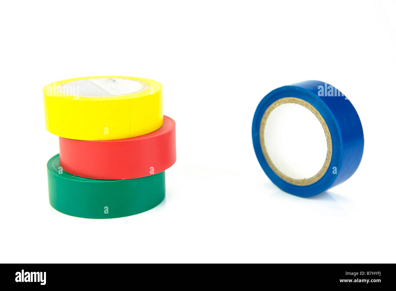Electrical tape isolated against a white background Stock Photo - Alamy