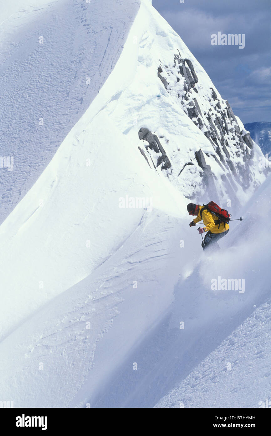 Powder winter activities young men hi-res stock photography and images ...