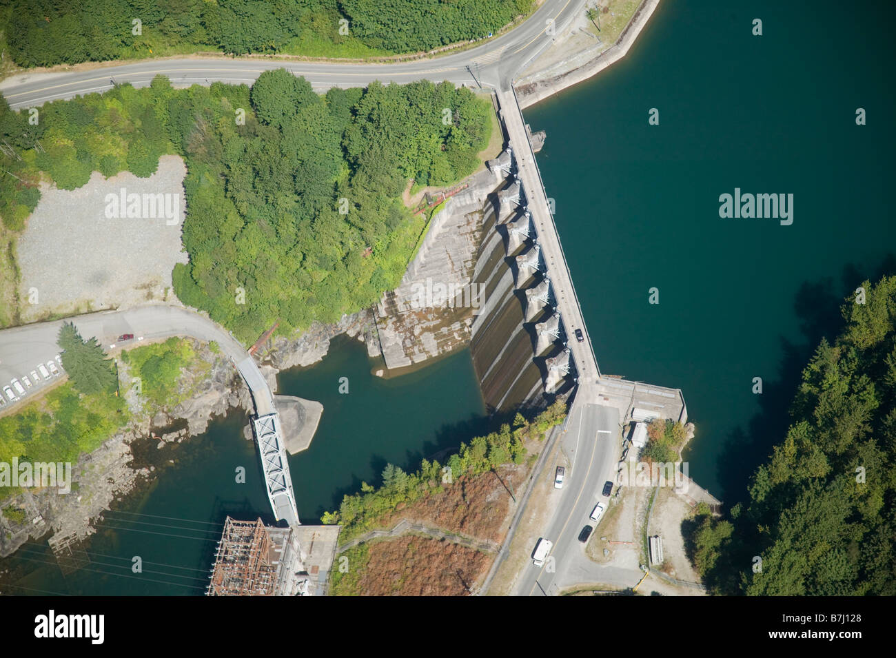 Stave Lake Dam, British Columbia, Canada Stock Photo - Alamy