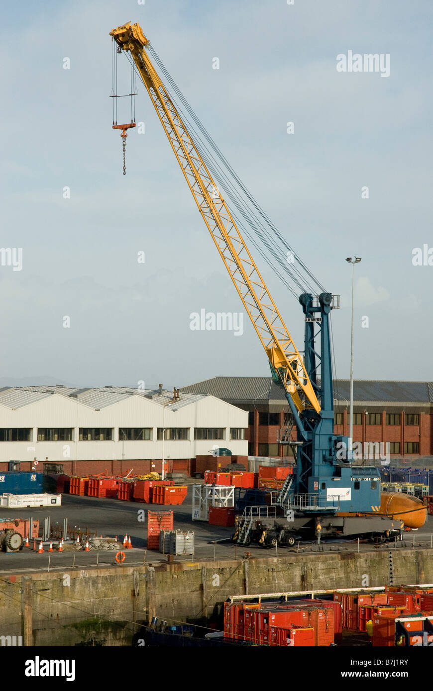 Liebherr crane hi-res stock photography and images - Alamy