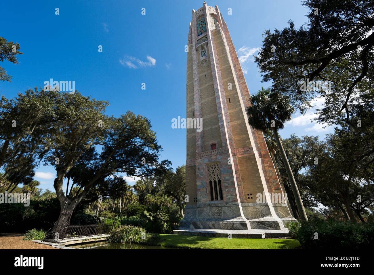 The Carillon Tower in Bok Tower Gardens, near Lake Wales, Central ...