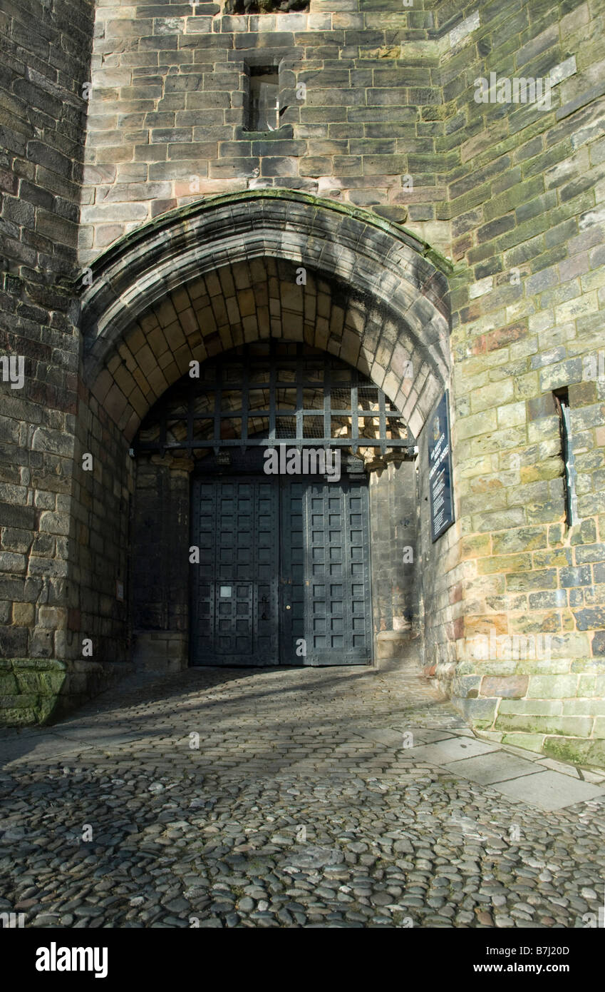 Entrance to Lancaster Castle and Prison Stock Photo - Alamy