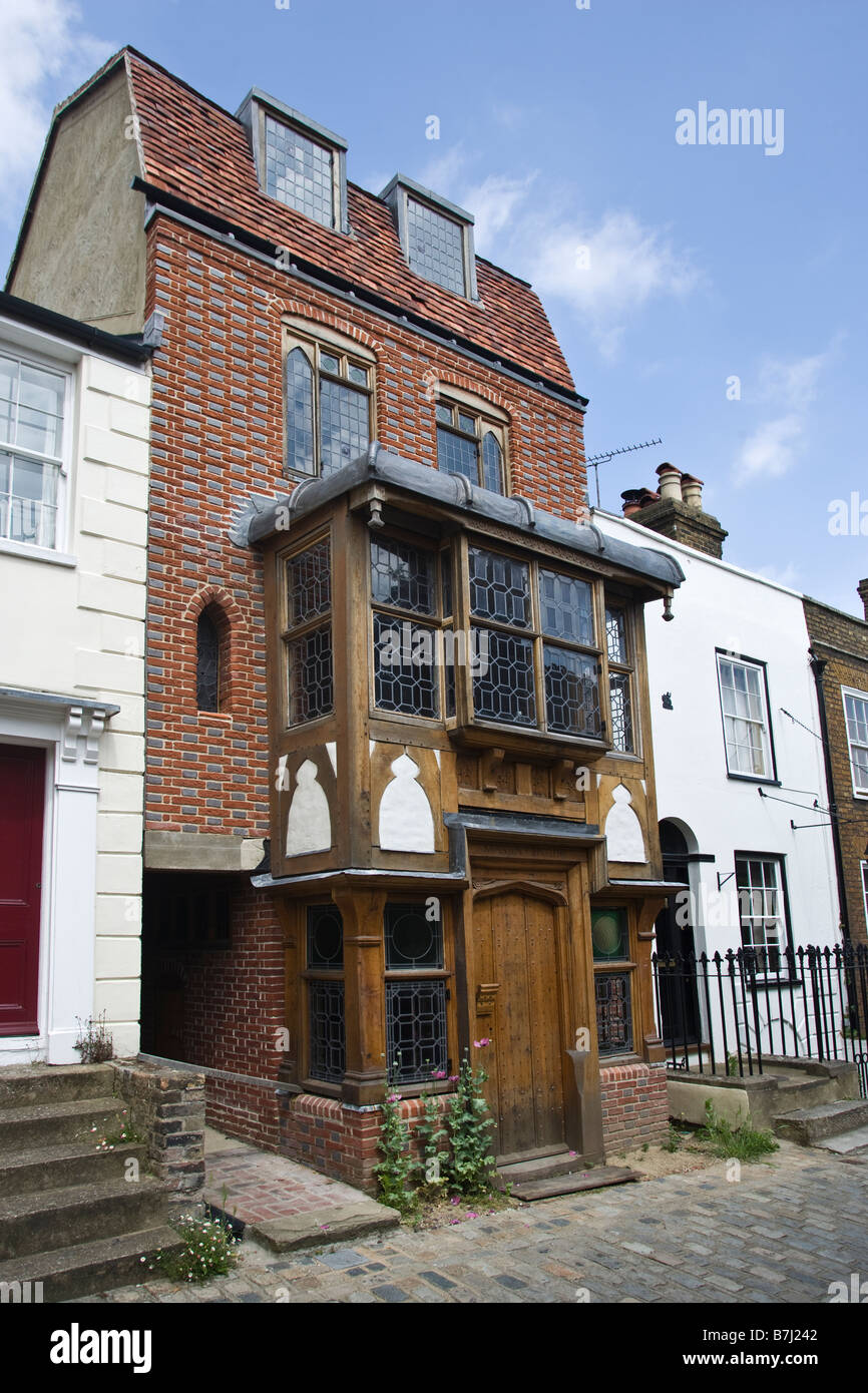 Historic House Main Street Upnor Medway near Rochester Kent UK Stock ...