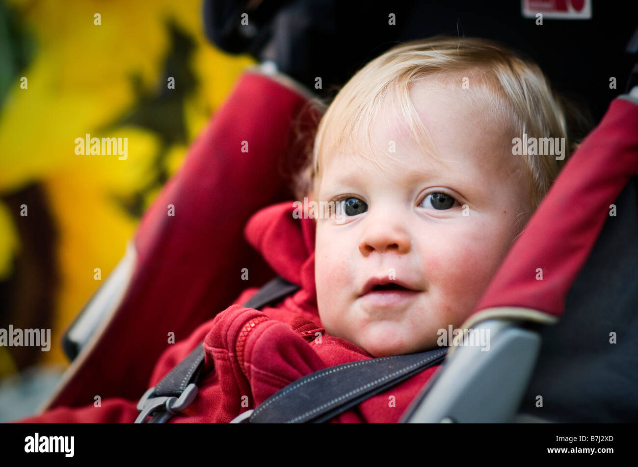 Child in push chair hi-res stock photography and images - Alamy