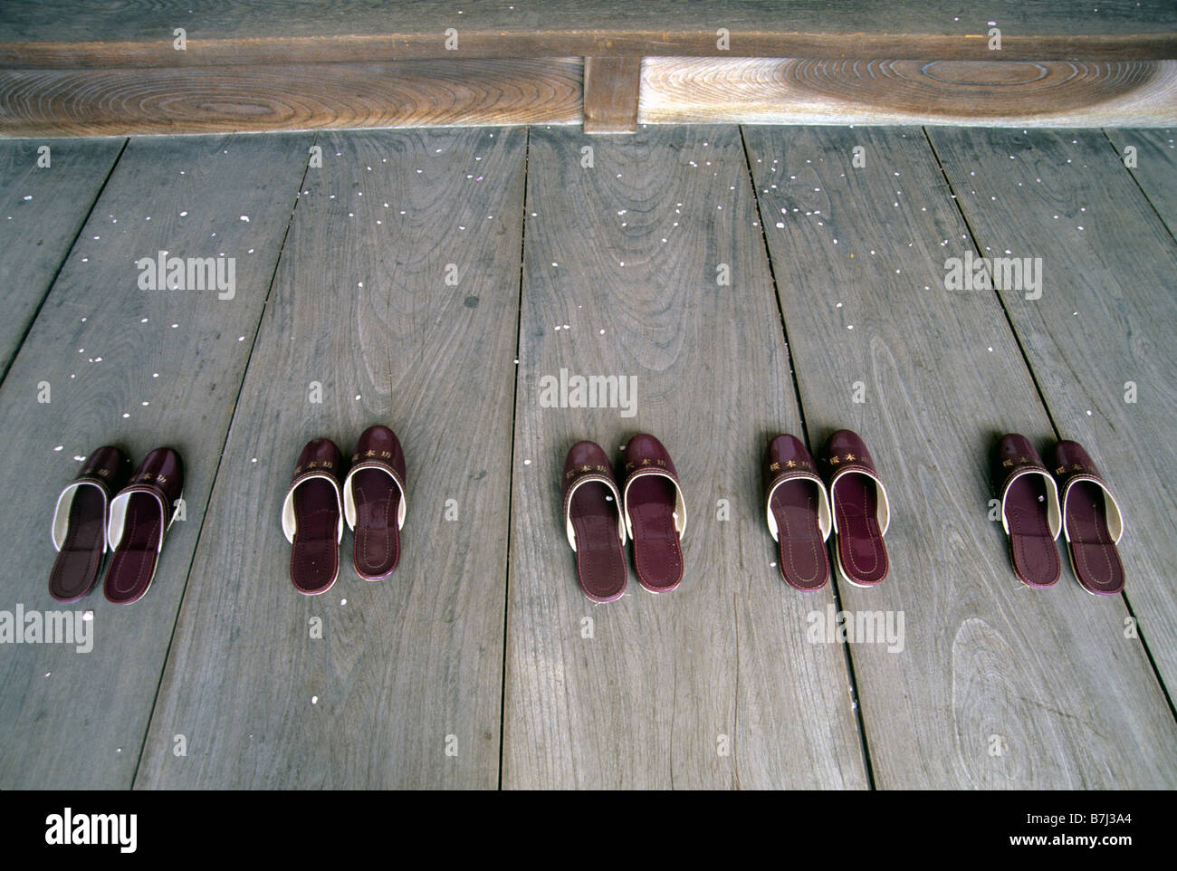 Japanese entrance slippers hi-res stock photography and images - Alamy