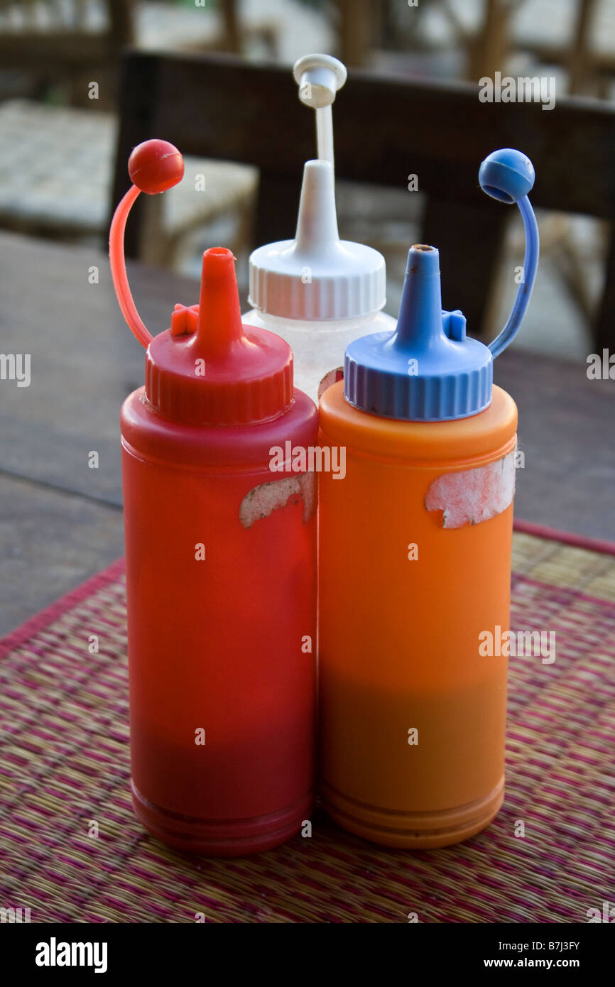 Condiments containers hi-res stock photography and images - Alamy