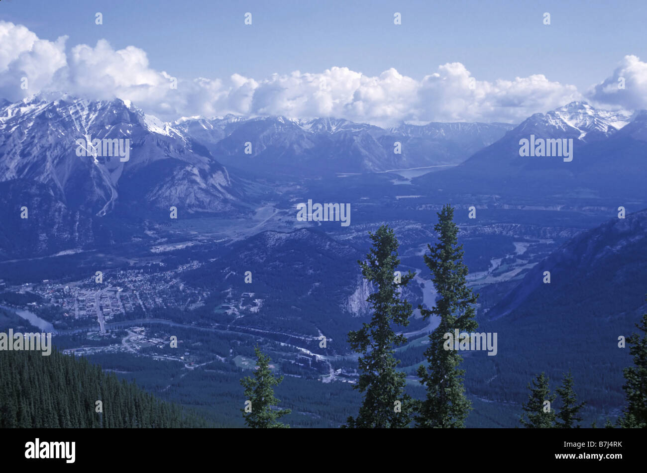 Banff town aerial hi-res stock photography and images - Alamy