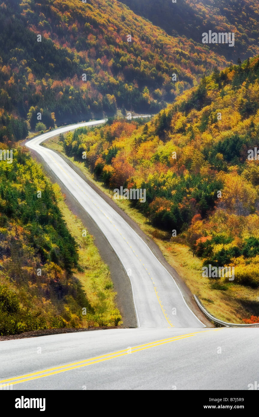 Cabot Trail winds through autumn colors in Cape Breton Highlands ...