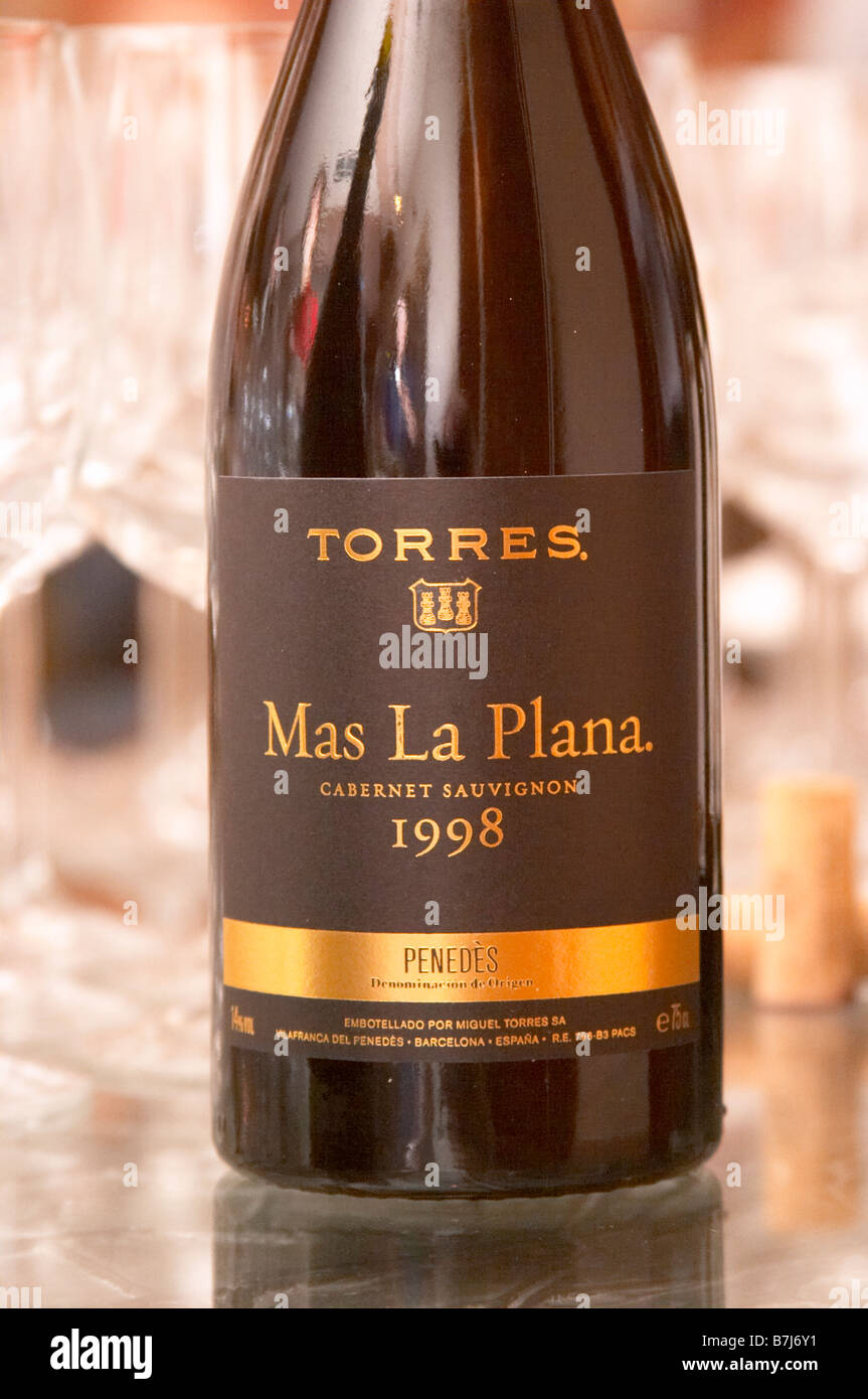 Mas La Plana Cabernet Sauvignon 1998. Torres Penedes Catalonia Spain ...