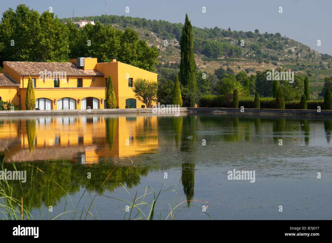 The private house and dam of the Torres family. Torres Penedes ...