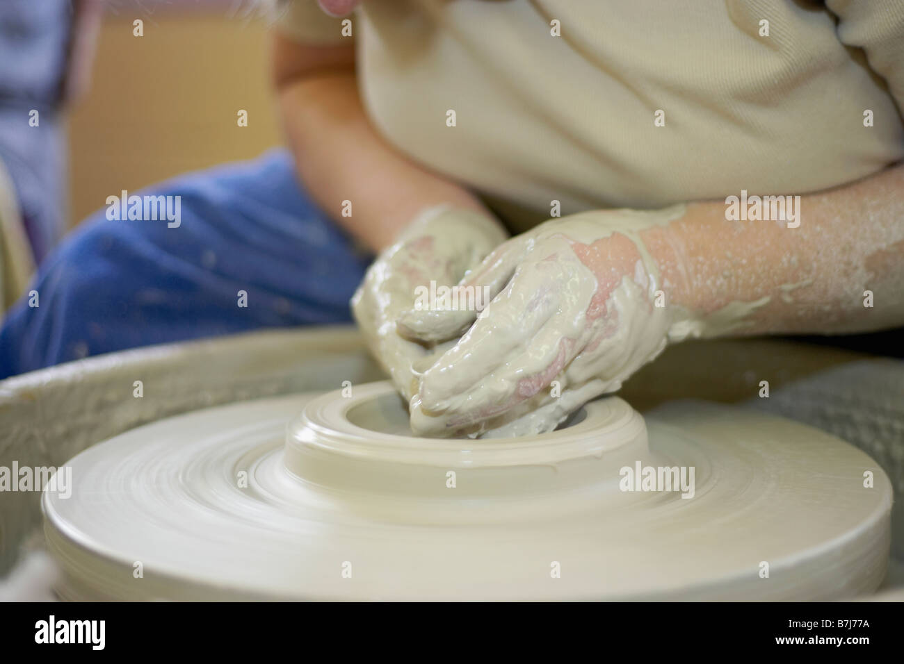 Pottery Wheel Hands High Resolution Stock Photography and Images - Alamy