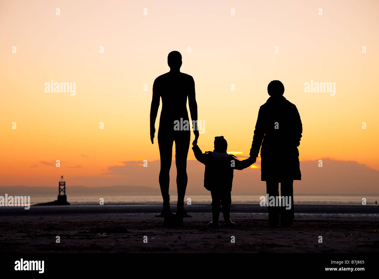Another Place Family Stock Photo - Alamy