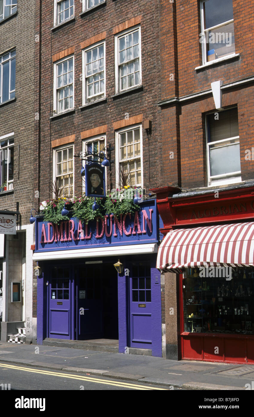Admiral Duncan pub, Soho Stock Photo - Alamy