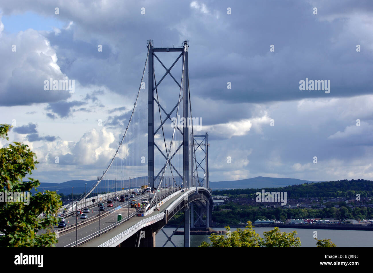 The Forth Road Bridge in Scotland Stock Photo - Alamy