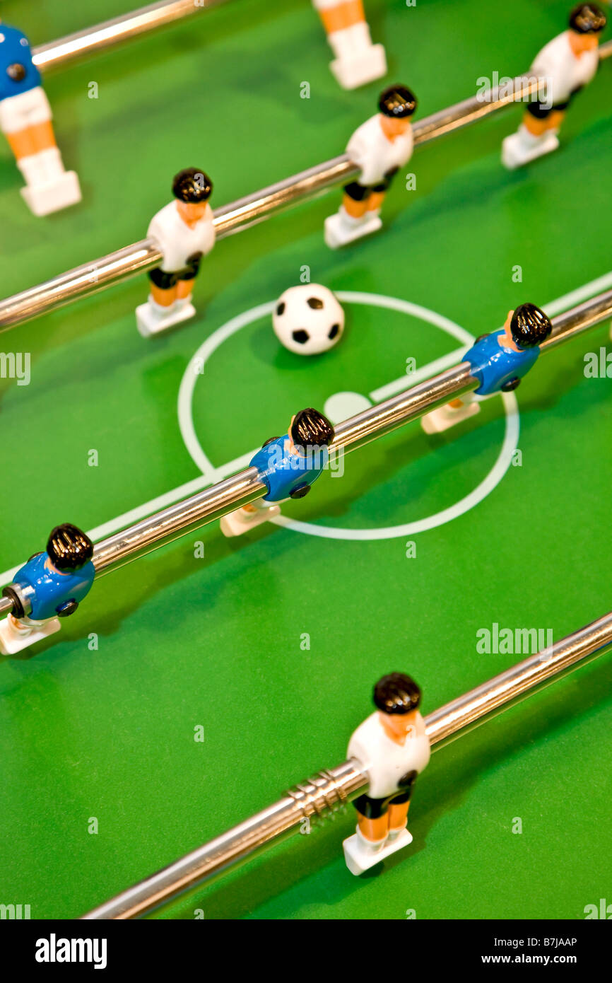 Table soccer game Stock Photo - Alamy