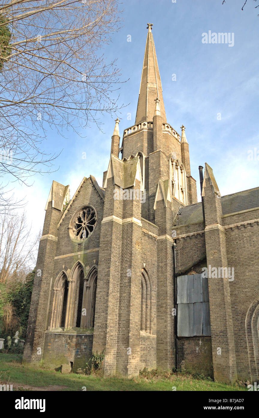 Abney Park Chapel Abney Park Cemetery Stoke Newington London England UK ...