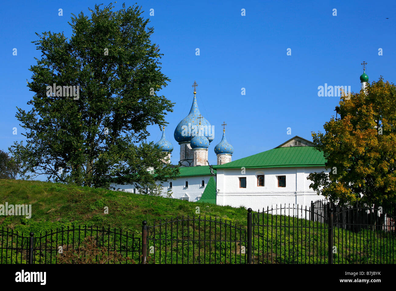 The Cathedral of the Nativity and monastery, in Suzdal, Russia Stock ...