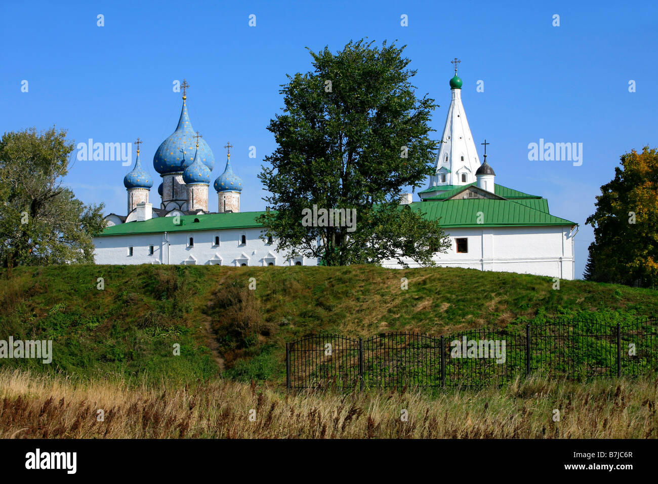 The Cathedral of the Nativity and monastery in Suzdal, Russia Stock ...