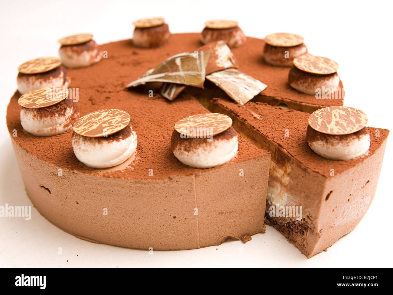 Chocolate Cream Mousse Stock Photo - Alamy