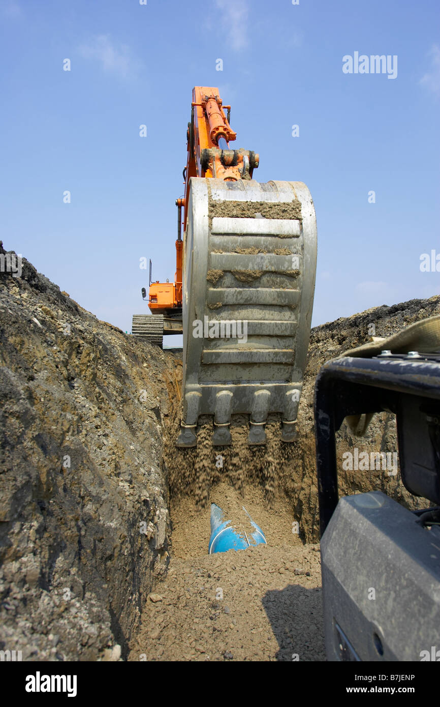 Filling trench with compost hi-res stock photography and images - Alamy