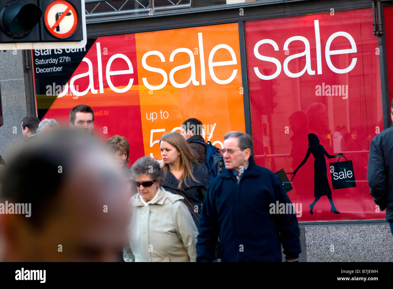 shop sale posters Stock Photo - Alamy