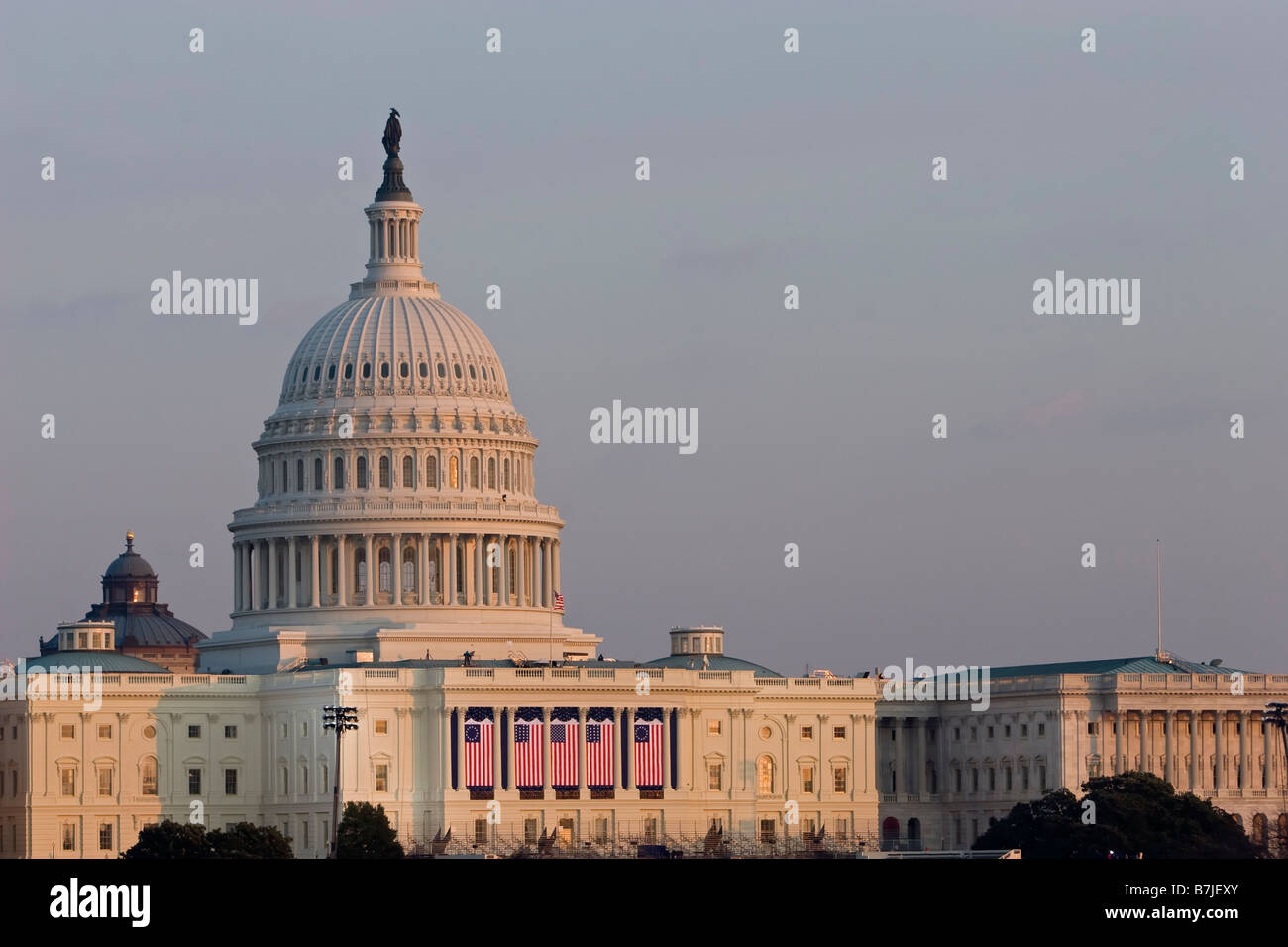 Washington DC The US Capitol building on the afternoon of the ...