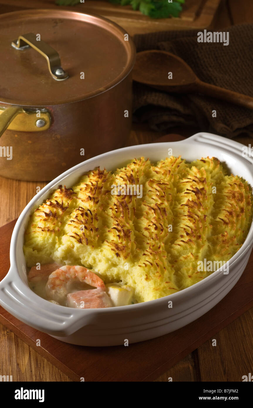 Fish pie traditional british hi-res stock photography and images - Alamy