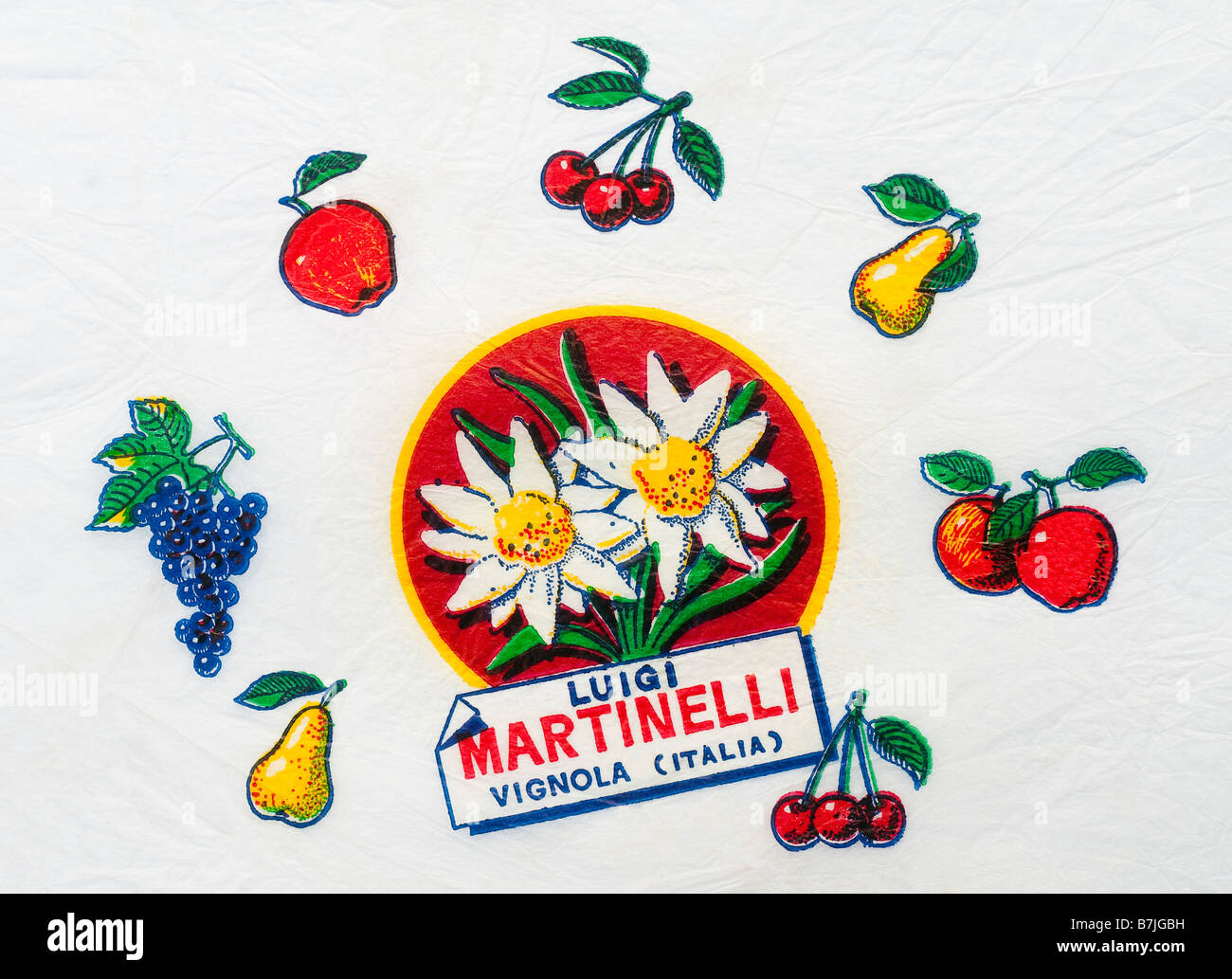 Printed ephemera / Citrus fruit wrapper from Italy - Flowers and Fruits ...