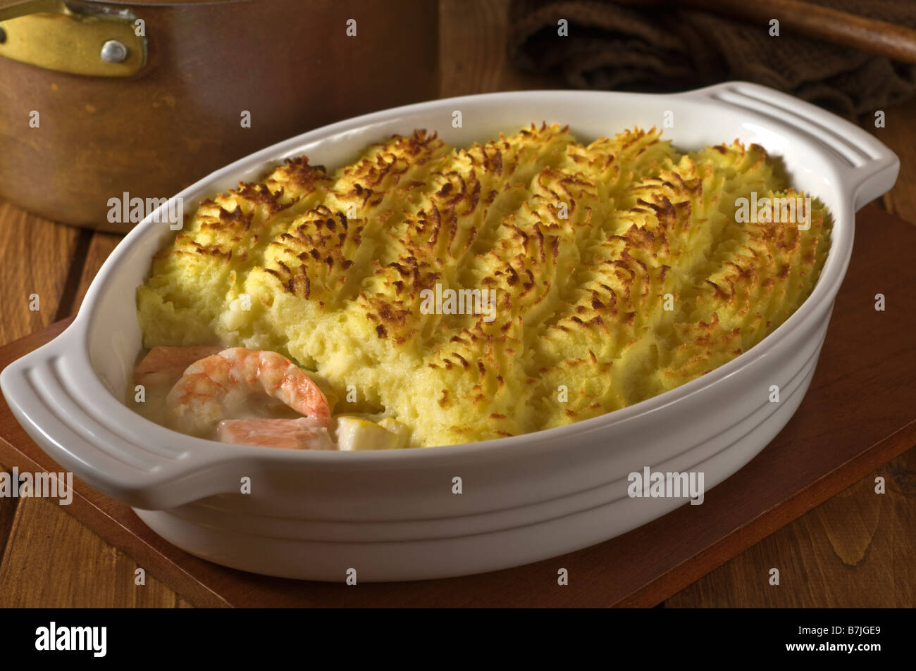 Fish pie traditional british hi-res stock photography and images - Alamy