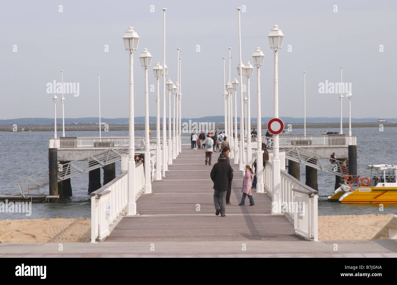 a pier arcachon bordeaux france Stock Photo - Alamy