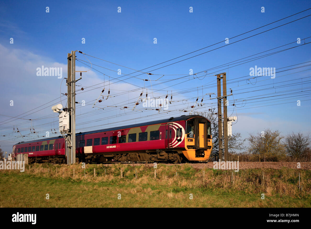 East Midlands Trains 158774 High Speed Diesel Train East Coast Main ...