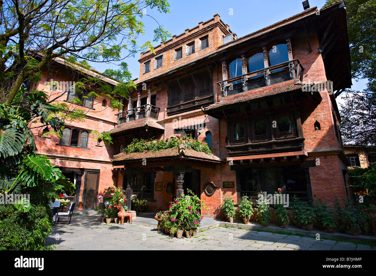 Dwarika's Hotel, Kathmandu, Nepal, Asia Stock Photo - Alamy