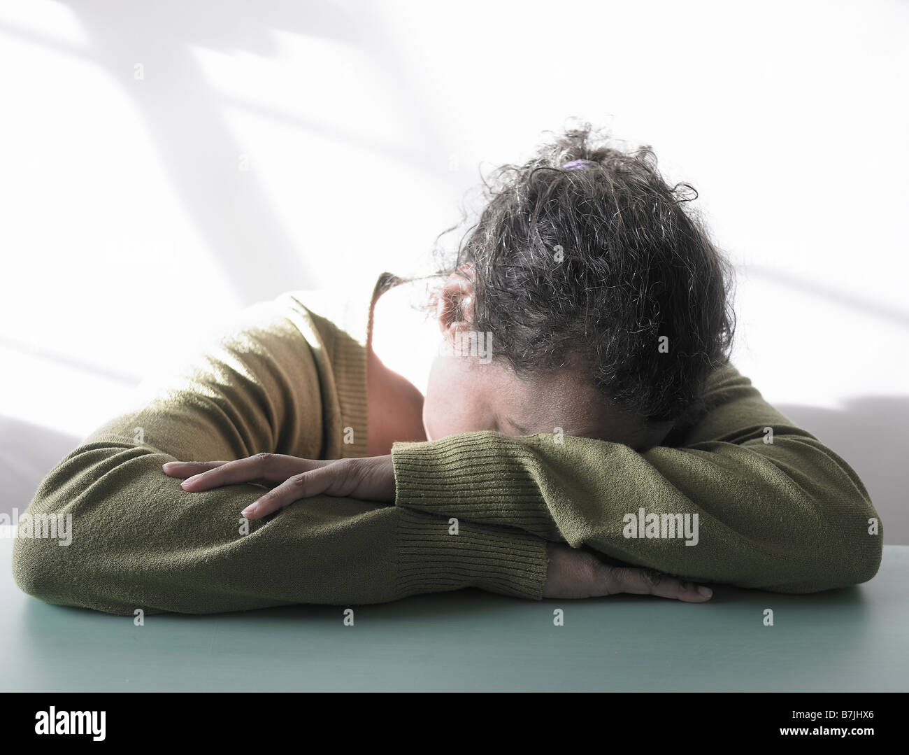 Female, mid thirties, suffering from depression,money trouble Stock ...