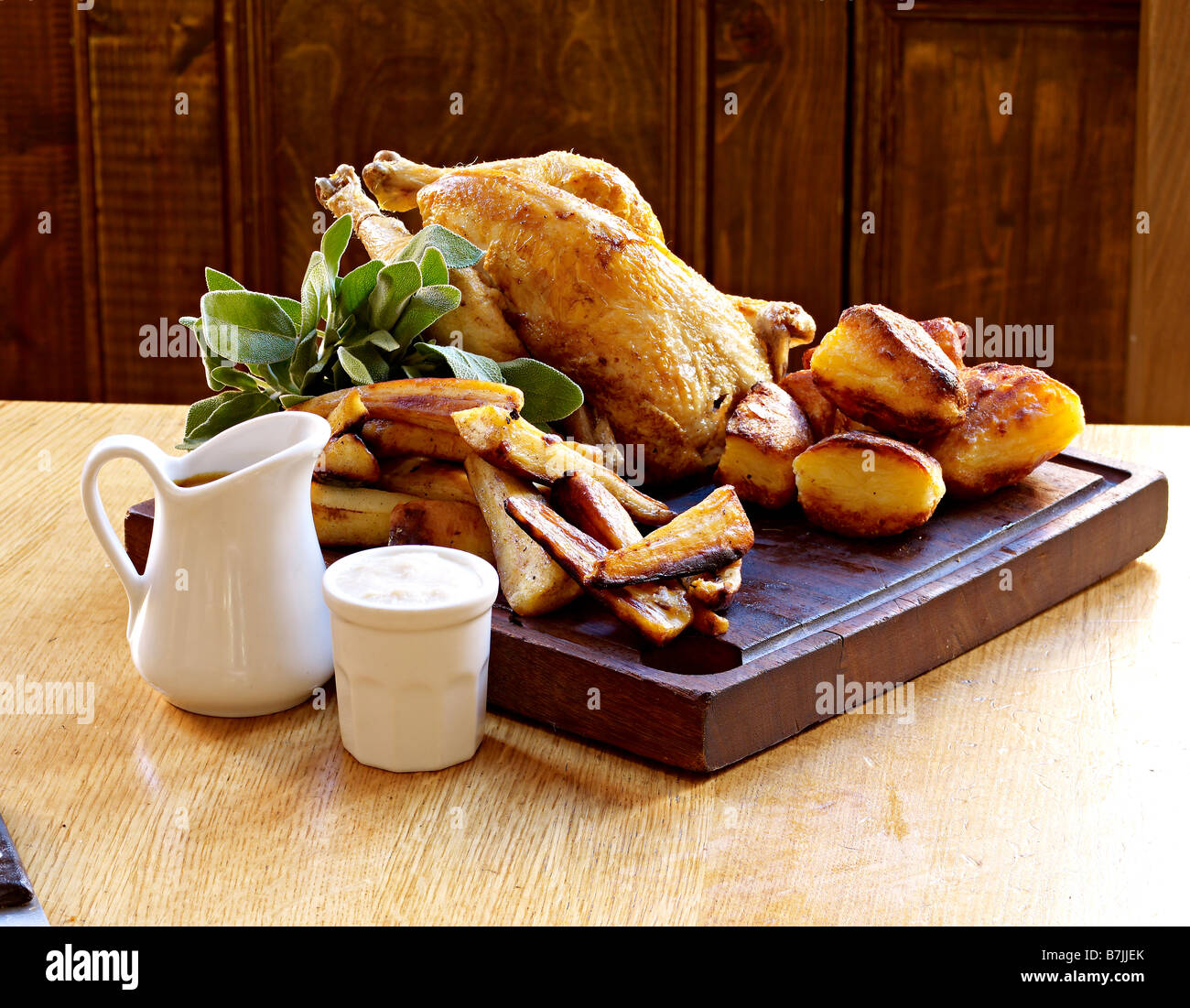 Sunday roast dinner table hi-res stock photography and images - Alamy