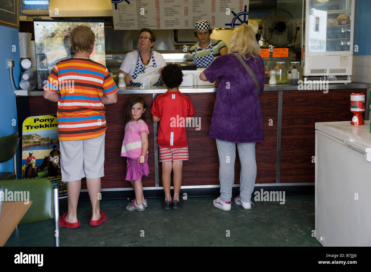 Fish and chip shop counter hi-res stock photography and images - Alamy