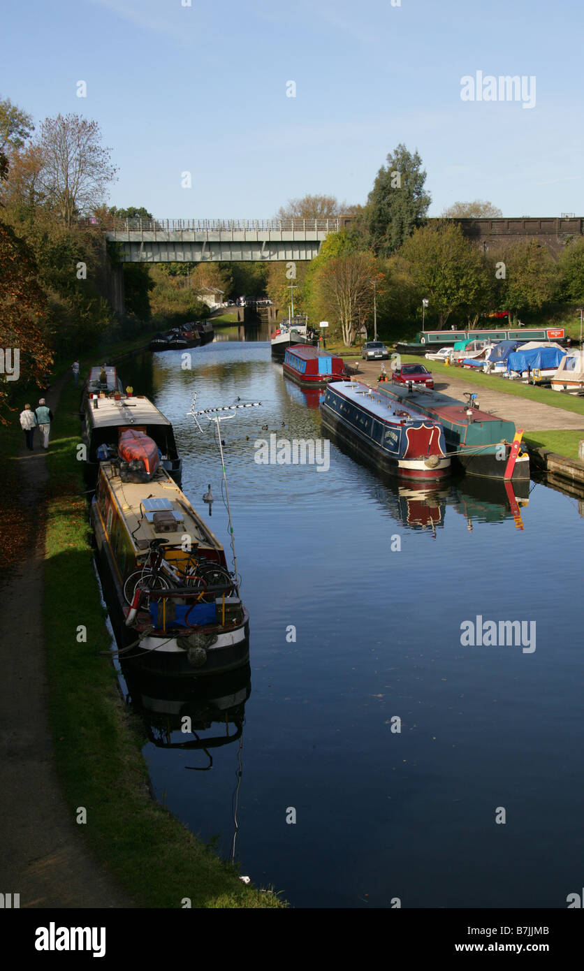 The Metropolitan Tube Bridge over the Grand Union Canal Near Cassiobury ...