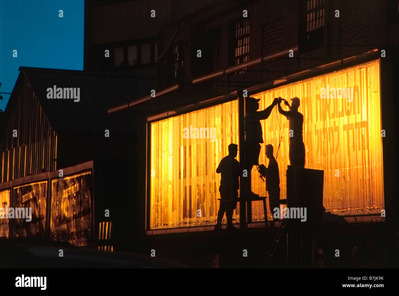 Changing billboard advertising hi-res stock photography and images - Alamy