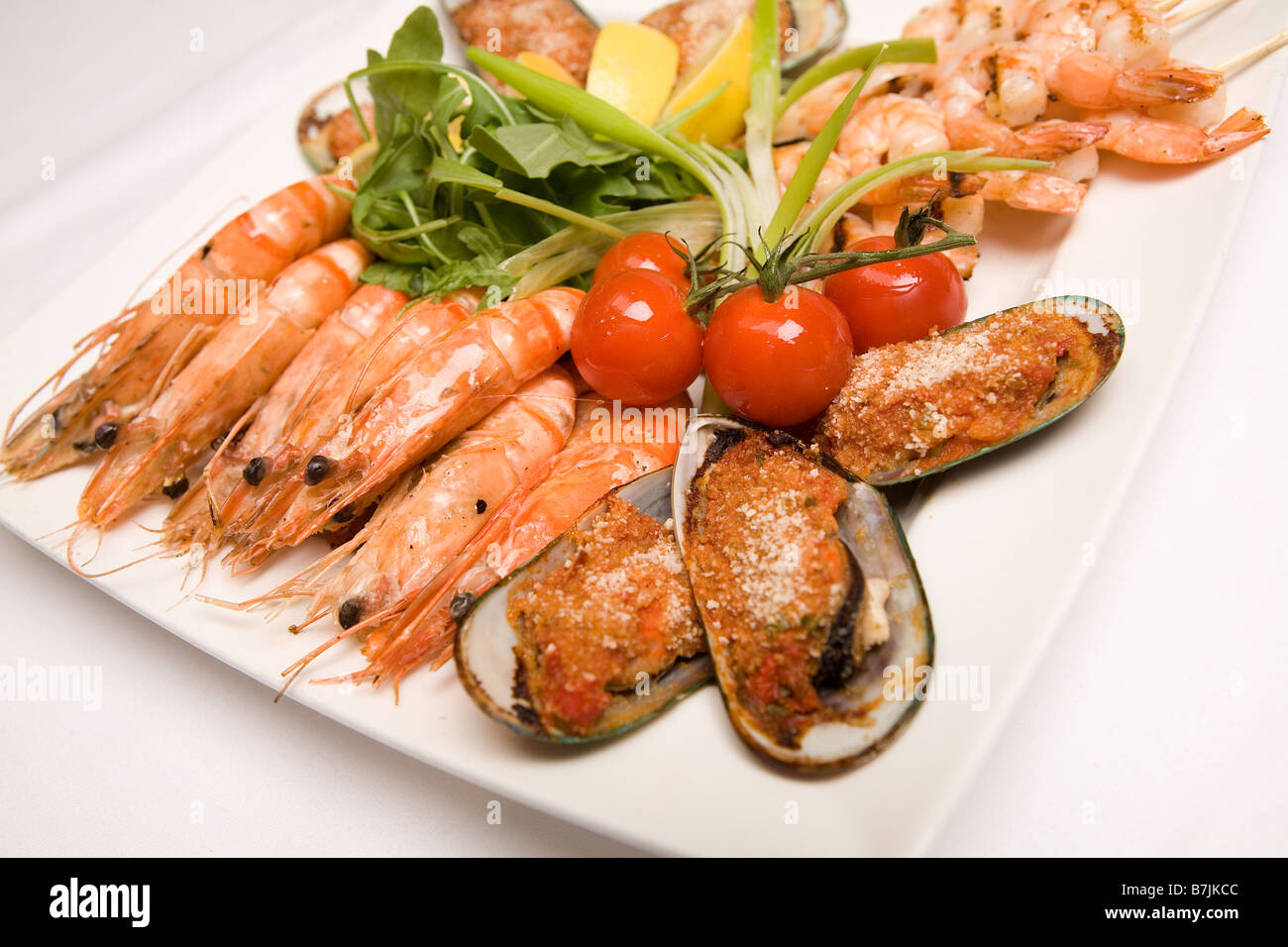Sea food platter Stock Photo - Alamy
