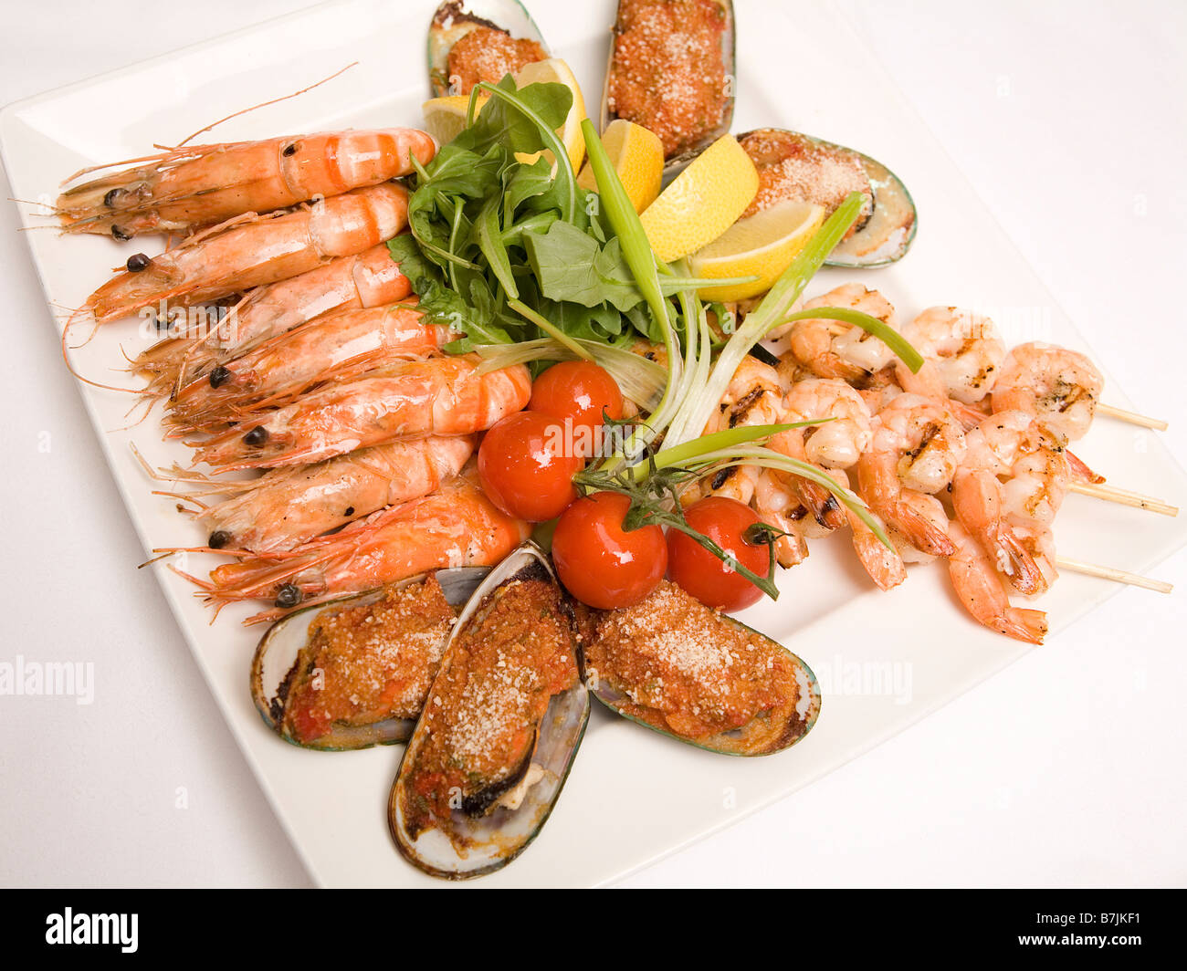 Sea food platter Stock Photo - Alamy