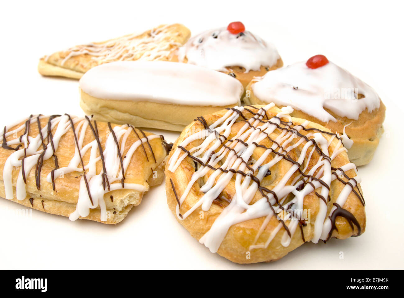 Iced Cherry Bun High Resolution Stock Photography and Images - Alamy