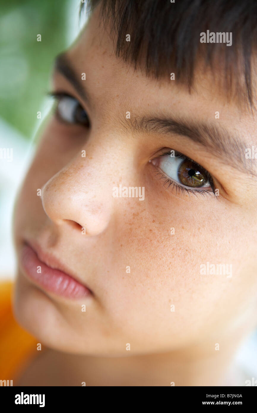 Portrait Of Boy Stock Photo - Alamy